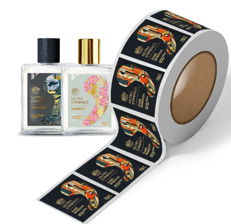 tem nhãn decal dán chai nước hoa dạng cuộn